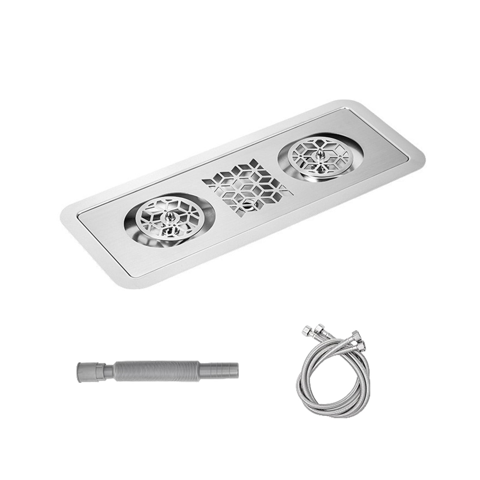 Stainless Steel Embedded Glass Sink Rinser High Pressure Washing Easy ...