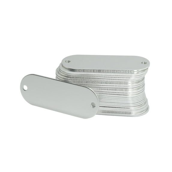 Stainless Steel Engraving Blanks Ticket Stamping Metal Labels Name ...