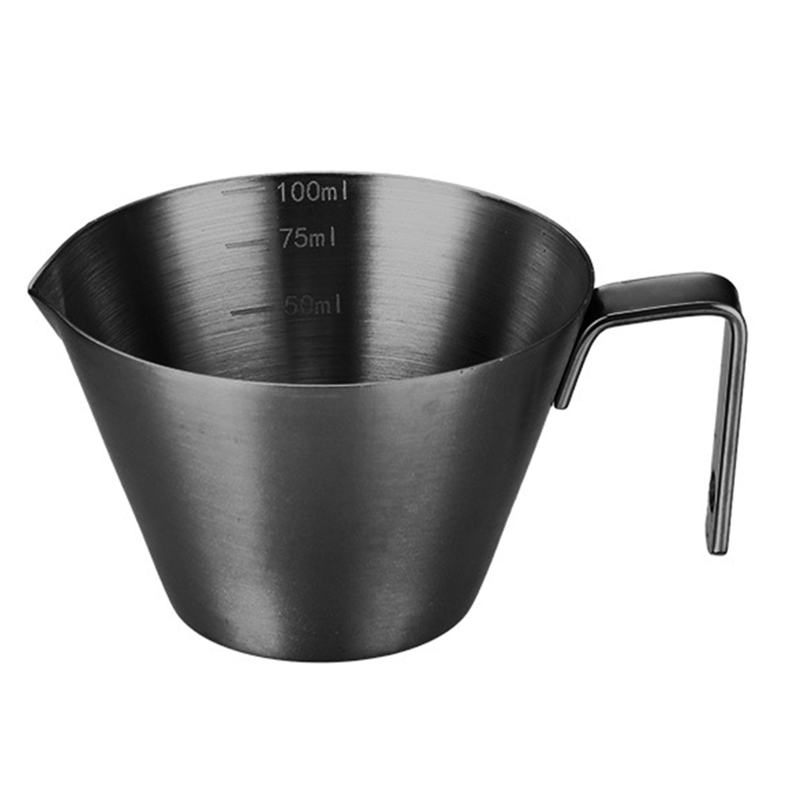 Stainless Steel Espresso Measuring Cup with Scale - 100ml Capacity ...