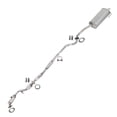 Northeastern Exhaust Exhaust System Kit Fits 2000-2004 Subaru Outback ...