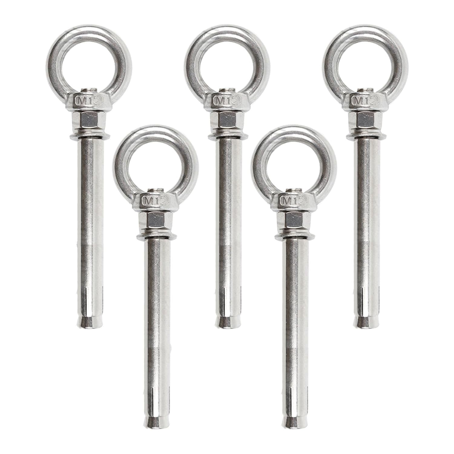 Stainless Steel Expansion Screw with Eye Anchors Pack of 5 Expansion ...