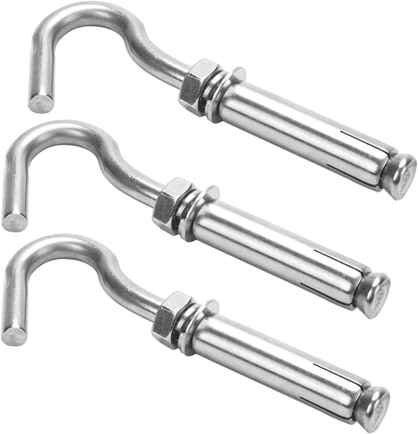 Stainless Steel Expansion Sleeve Anchor Screw Bolts,3 Pieces of Anchor ...