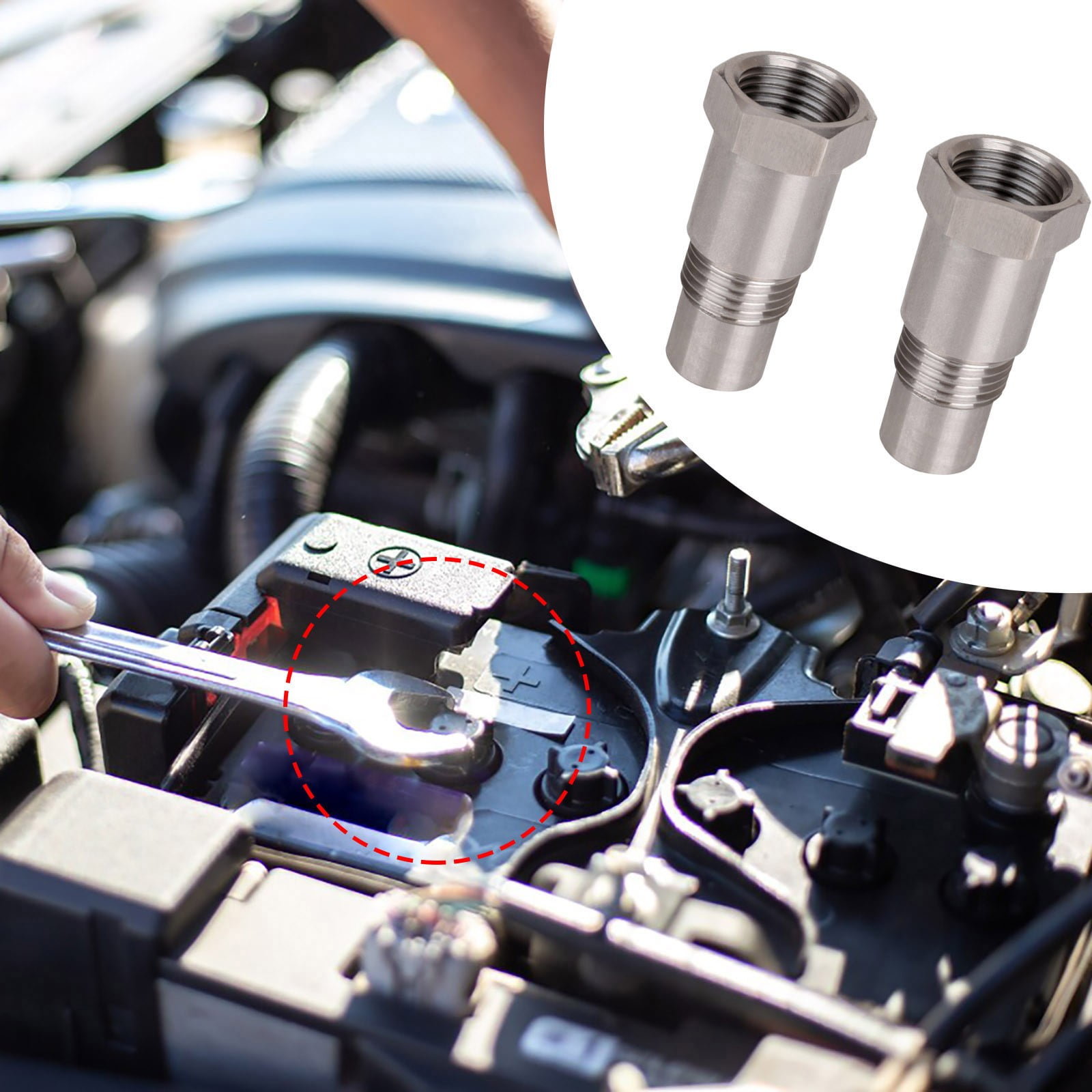 Stainless Steel Extension Pipe Fitting 1.8 Inch Thread Reducer Coupling ...