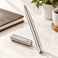 Stainless Steel Extra Fine Point Classic Smooth Writing Fountain Pen ...