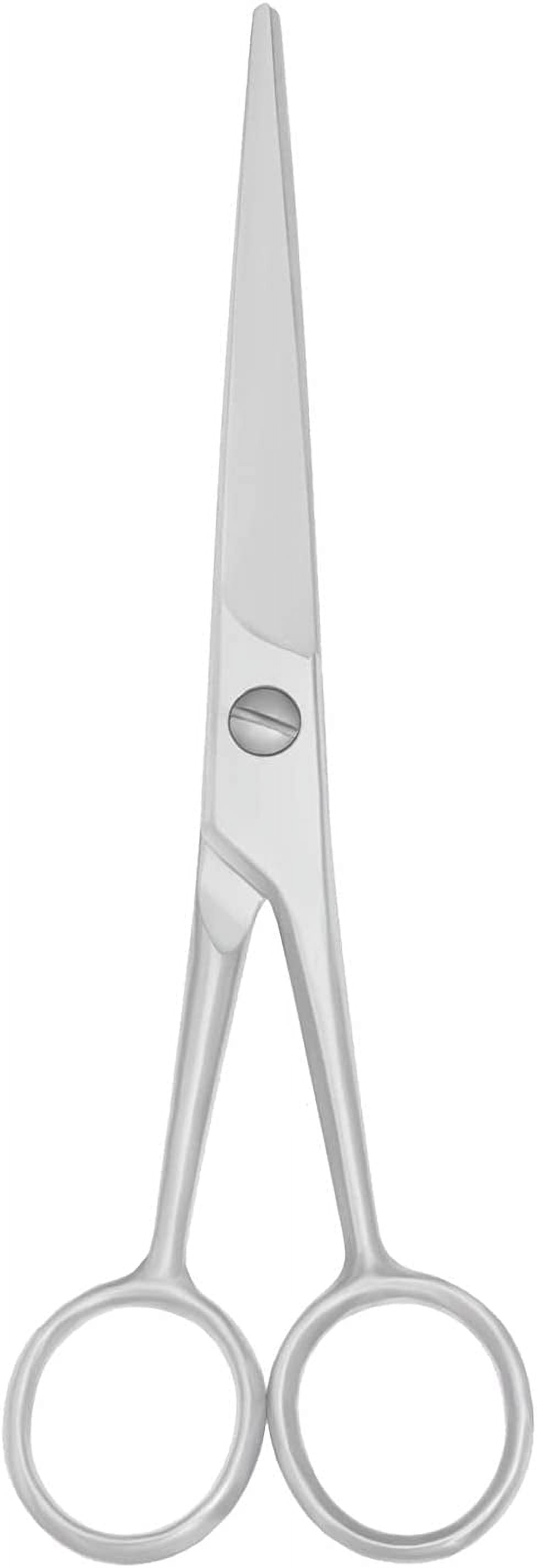 Stainless Steel Facial Hair Small Pet Professional Grooming Scissors Shears Beard & Mustache ...