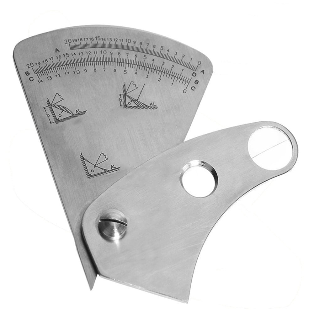 Stainless Steel Fan Shape 0-20 Welding Gauge Weld Leg Length Fillet ...