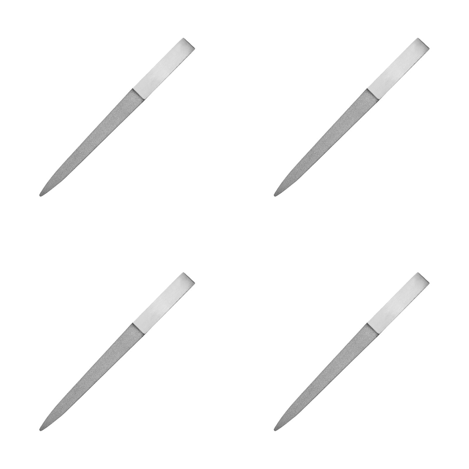 Stainless Steel File Gray Nail Thick Nail File Strip Manicure Grinding ...