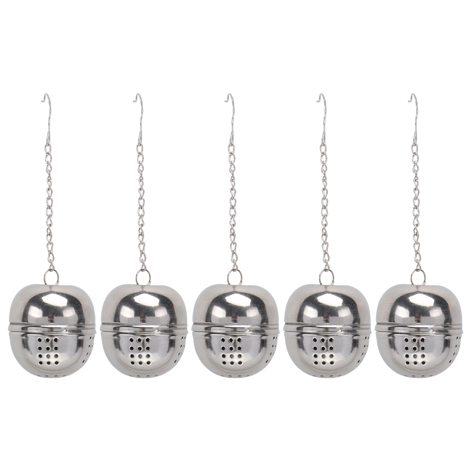 Stainless Steel Filter Ball Tea Strainer Coffee 5 Pcs Marinated ...