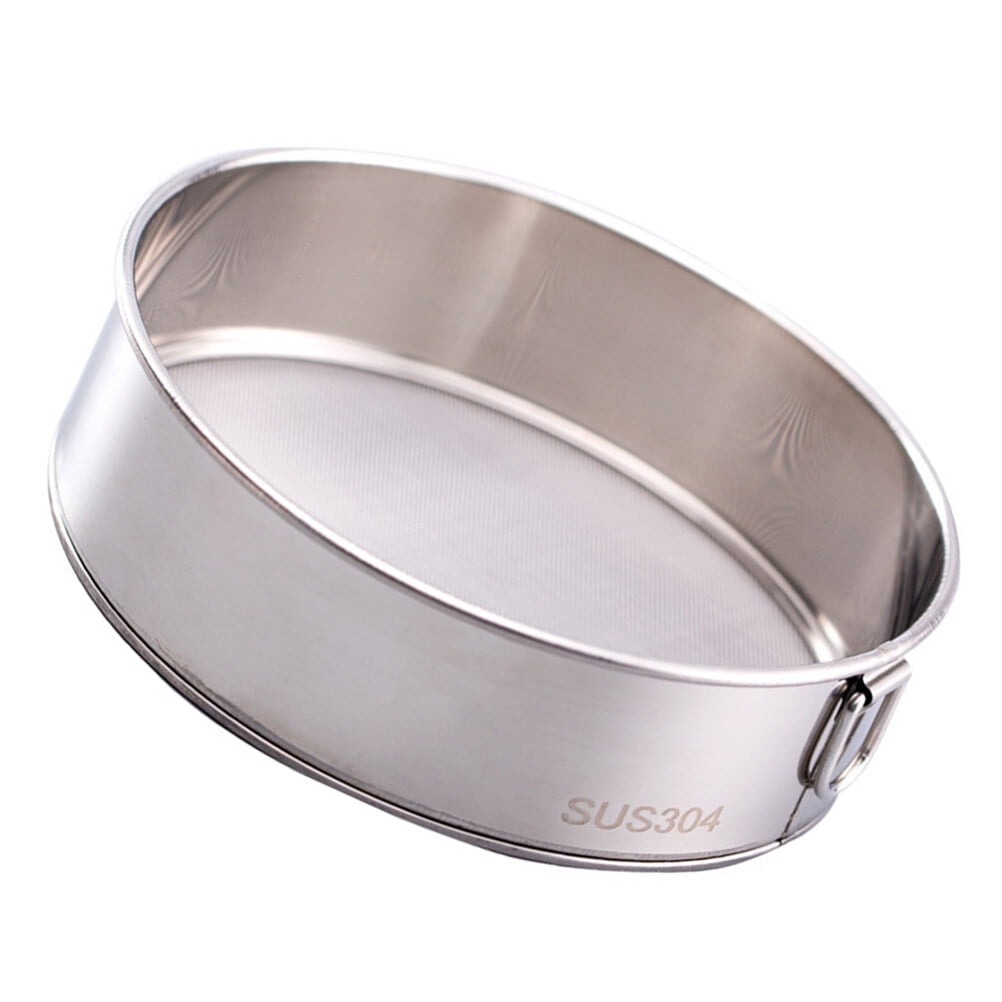 Stainless Steel Fine Mesh Flour Sifter Handheld Flour Sifting Sieve ...