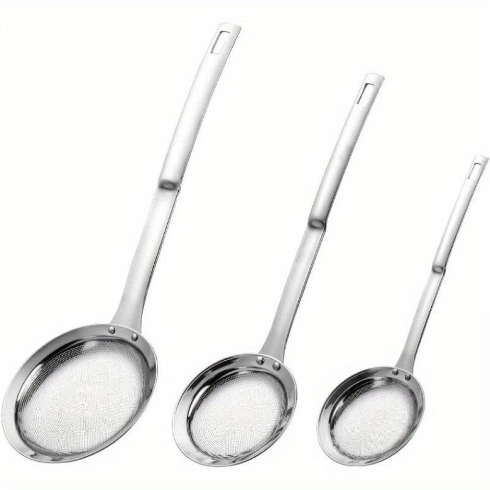 Stainless Steel Fine Mesh Strainer Fine Mesh Sieve, Hot Pot Oil ...
