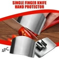 Stainless Steel Finger Guard 4 Pack | Kitchen Cutting Protector for ...
