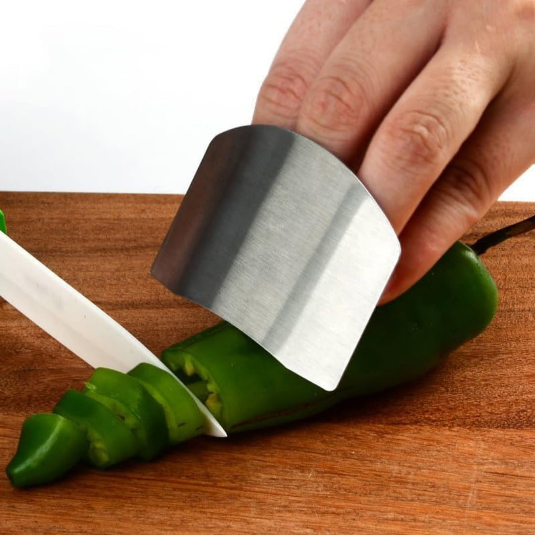 Stainless Steel Finger Guard for Cutting, Vegetable Slicer Protector ...