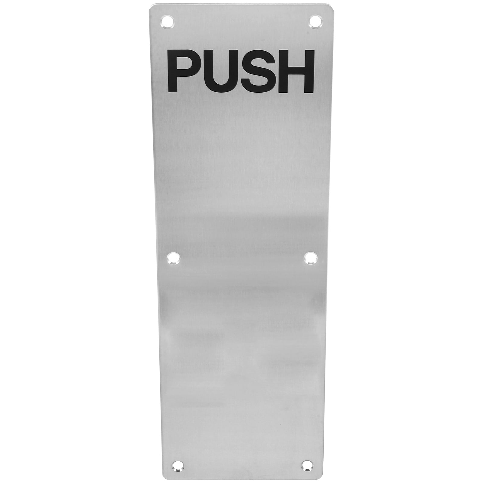 Stainless Steel Fire Door Knob Plate Push Metal Plates for Doors Barn ...