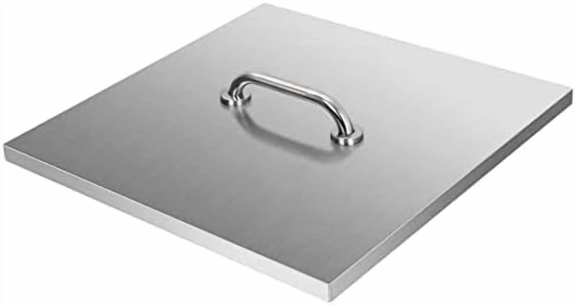 Stainless Steel Fire Pit Cover Fits Round Drop-in Fire Pit Pan and ...
