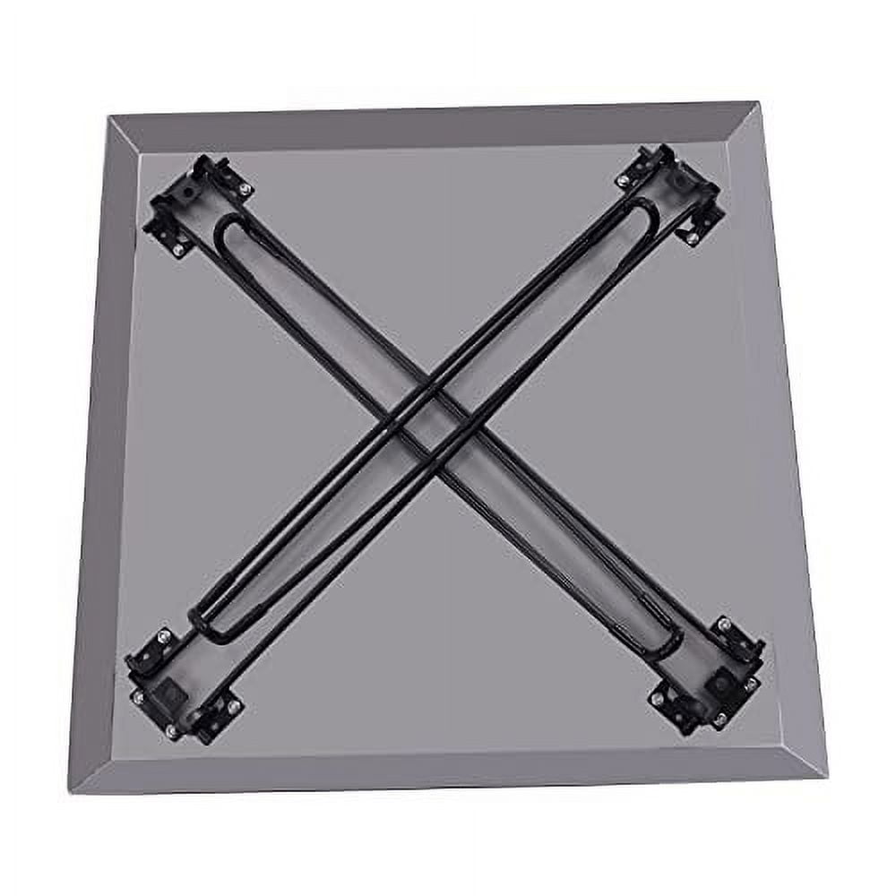 Stainless Steel Fire Pit Heat Deflector - 24x24x24 Inch Square Lid with ...