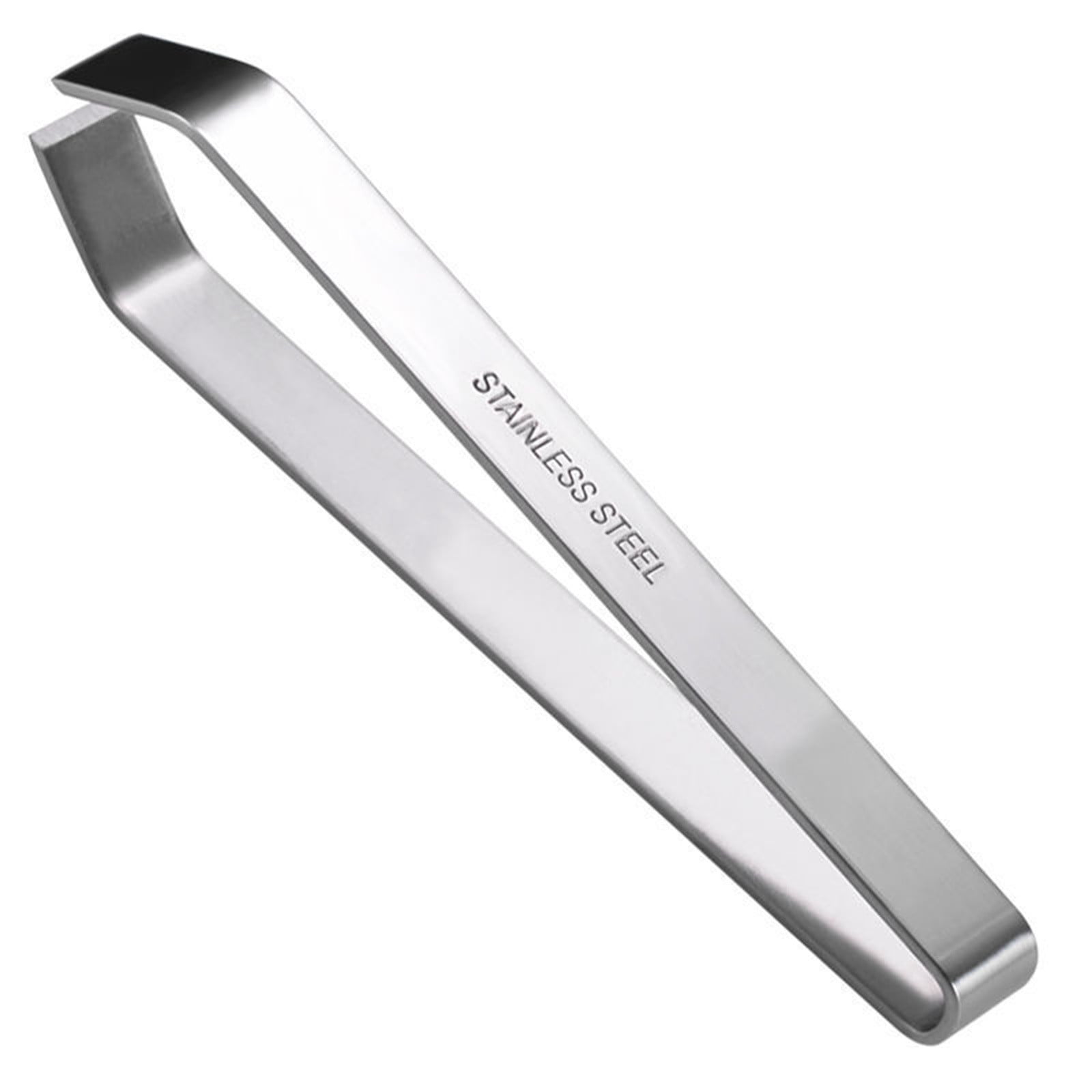 Stainless Steel Fish Bone Tweezers Set, Flat and Curved Head, for ...