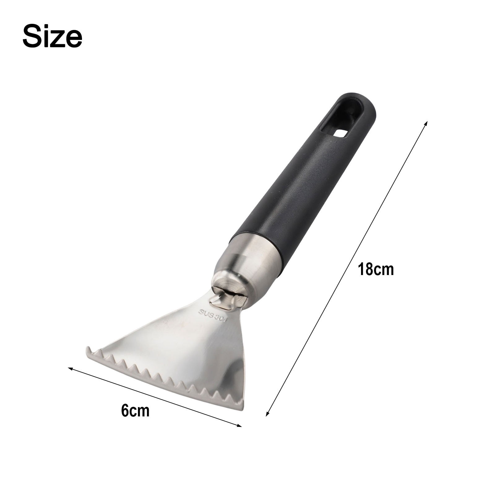 Stainless Steel Fish Skin Brush Scrape Fish Scales Fish Scale Remover ...