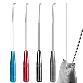 NIBOLOG Fishing Hook Remover Quick Remove Metal Hook Disgorger Portable ...