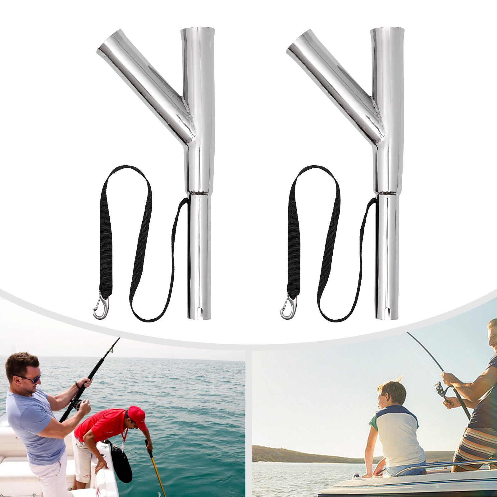 Stainless Steel Fishing Rod Holder Fishing Pole Holder Outrigger Rod ...
