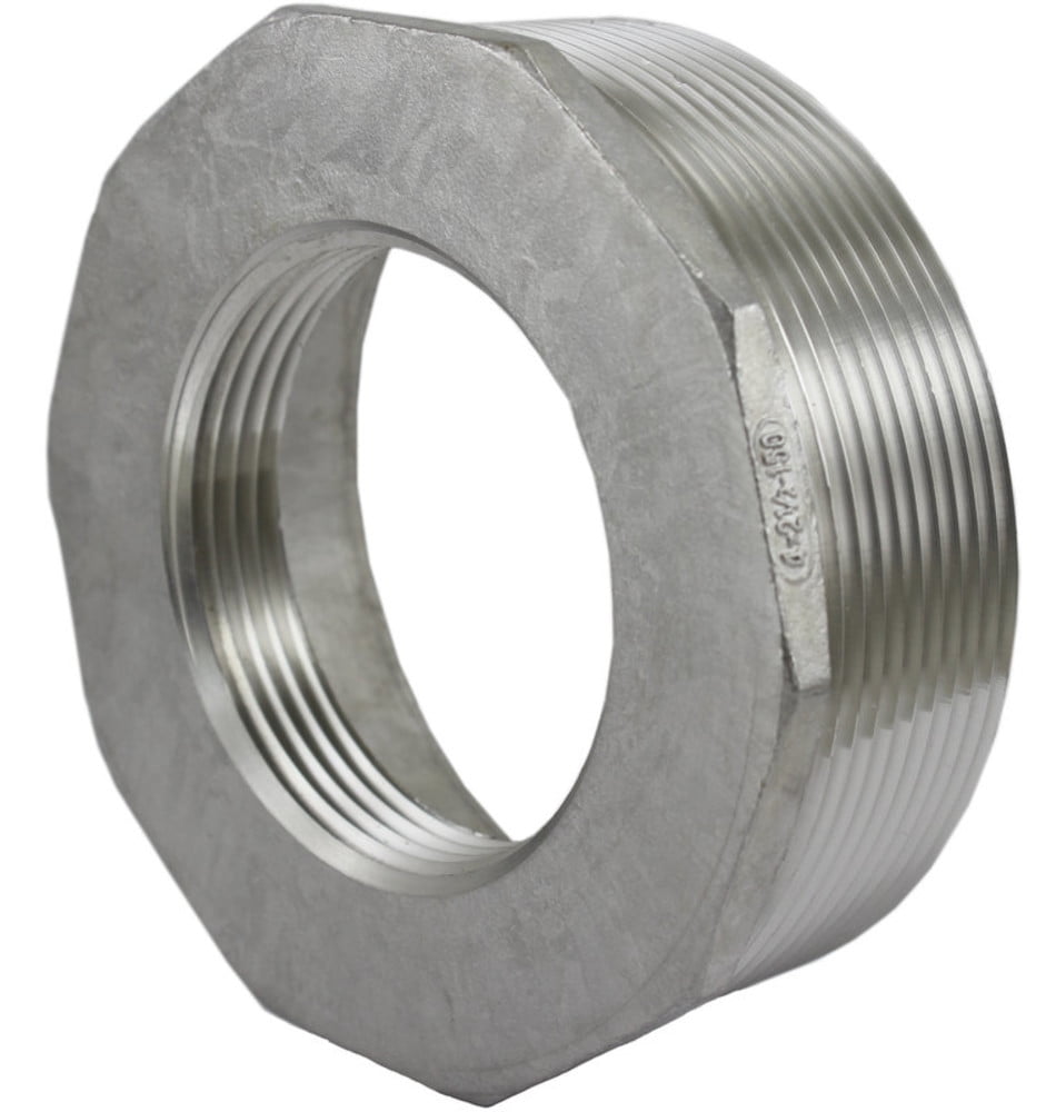 Stainless Steel Fittings Bushing 4" Male x 2-1/2" Female, 2 Pack ...