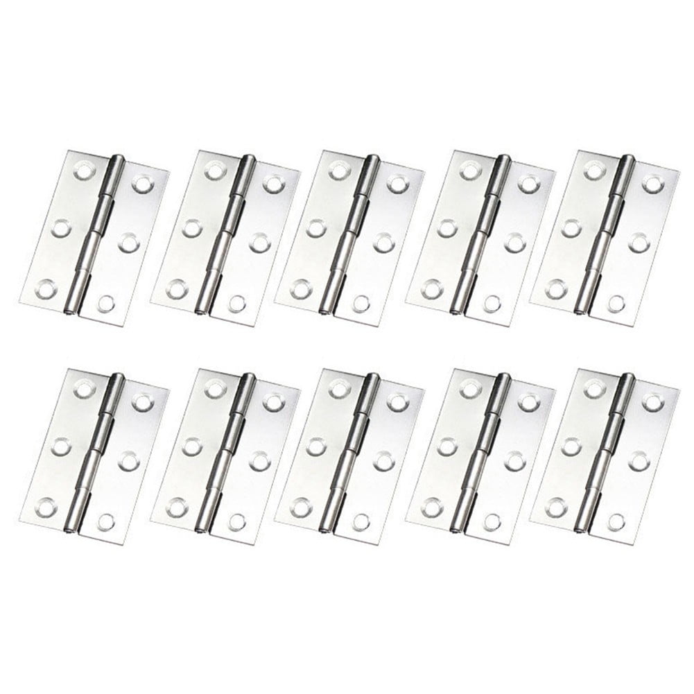 Stainless Steel Flat Hinge for Cabinet Box Doors Usage Easy ...