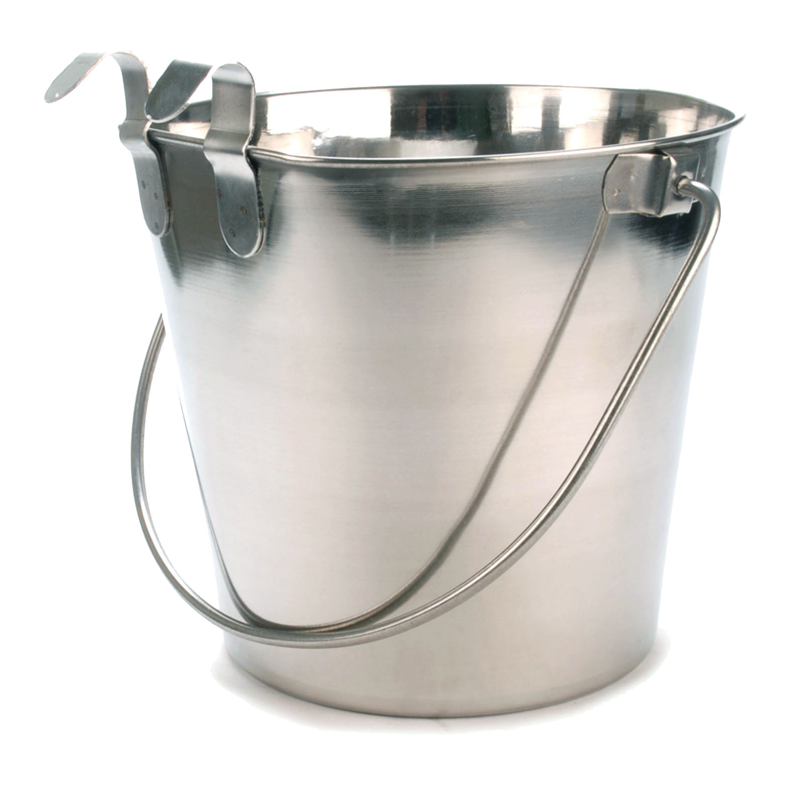 Stainless-Steel Flat-Sided Hanging Pail | 2 Quart | 1 Hook | 77820F ...