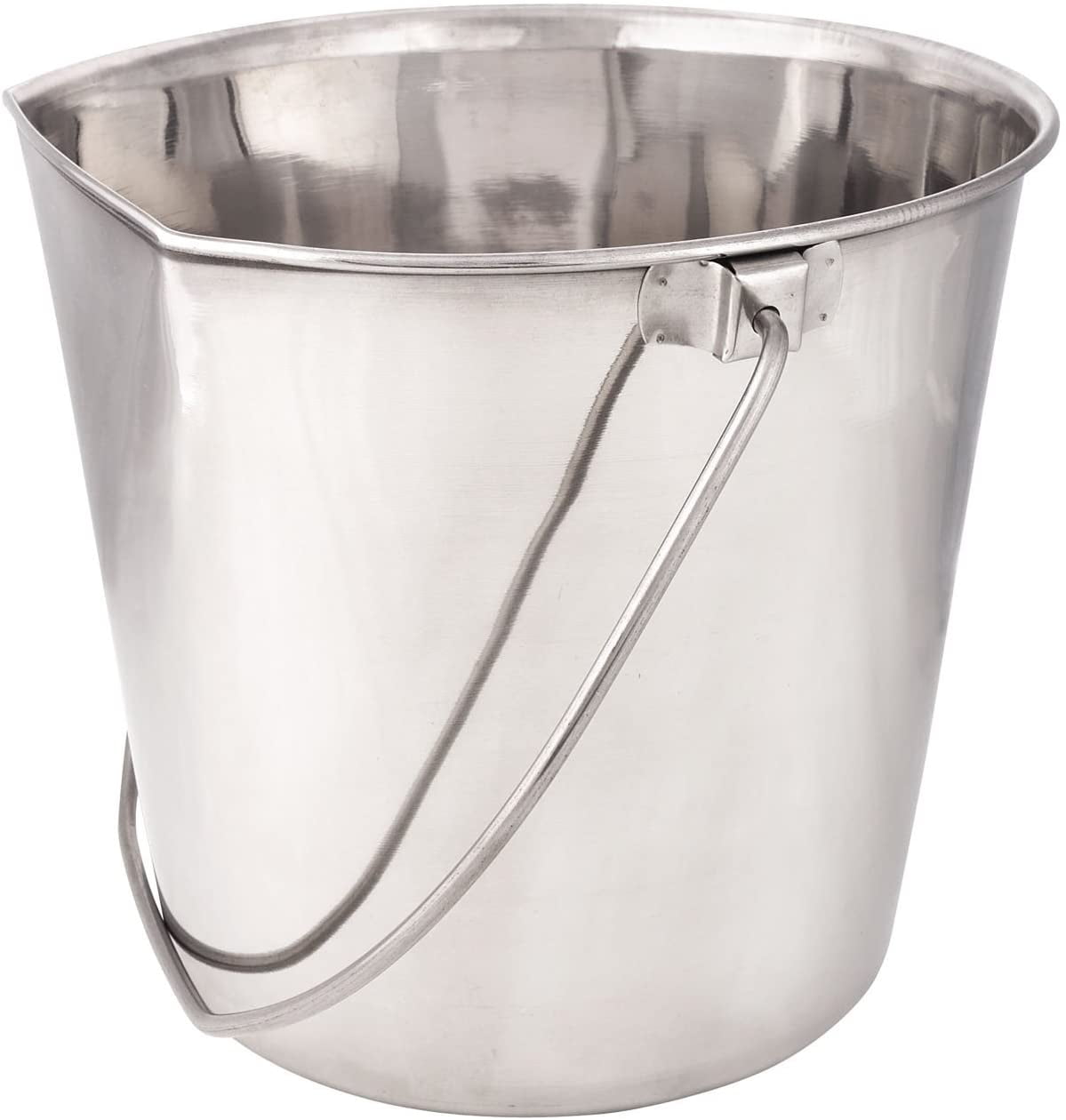 Stainless Steel Flat Sided Pails — Durable Pails For Fences, Cages ...