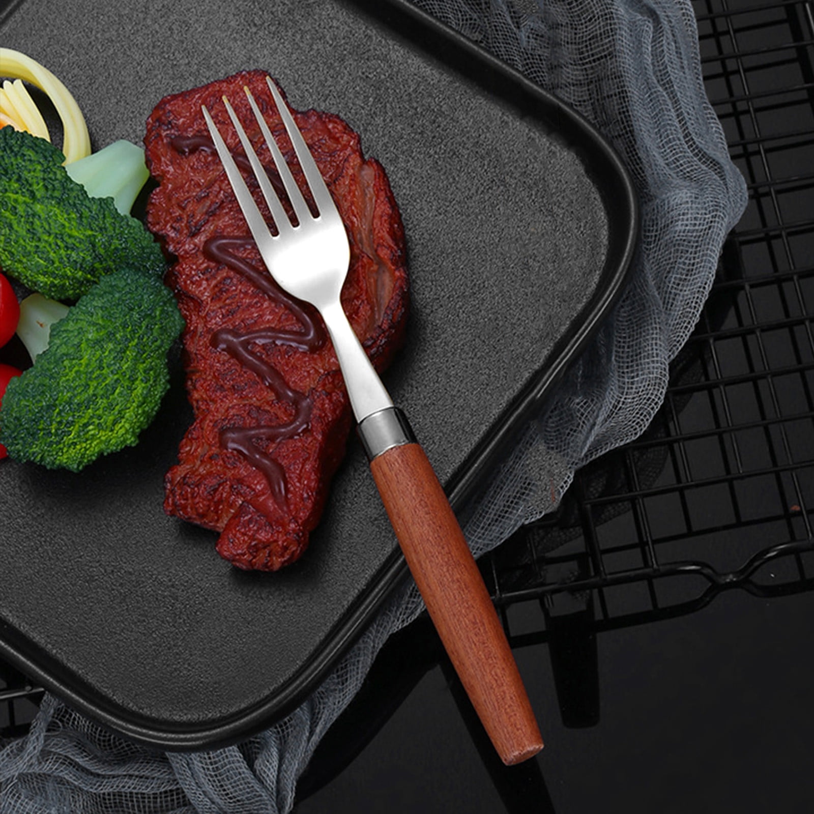 Stainless Steel Flatware Set,12-Piece Cutlery,Dishwasher Safe,Modern ...