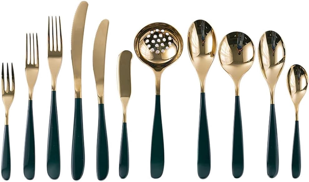Stainless Steel Flatware Set, 66-Piece Silverware Flatware Cutlery Set ...