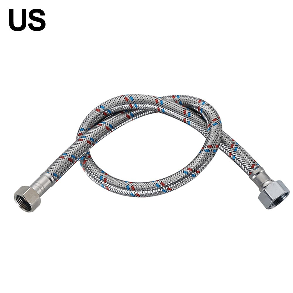 Stainless Steel Flexible Sanitary Pipe Cold Hot Mixer Faucet Water ...