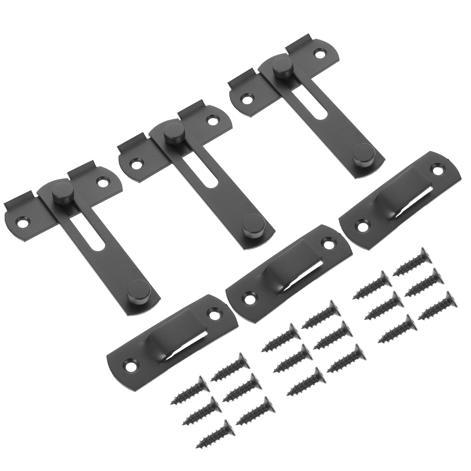 Stainless Steel Flip Lock 3 Sets Safety Door Flips Locks Elegant with ...