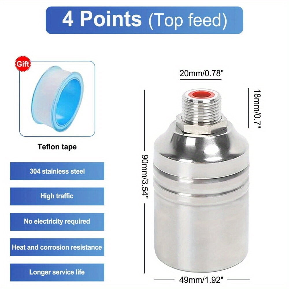 Stainless Steel Float Valve - Fully Automatic Water Level Controller ...