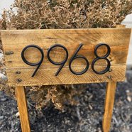 Barton 6 Inch Floating House Number "C" Stainless Steel Anti-Rust House ...