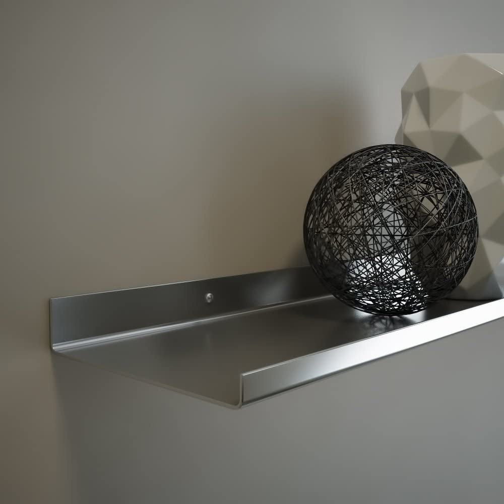 Stainless Steel Floating Ledge/Ultra Mega Shelf/Art Display/Picture ...