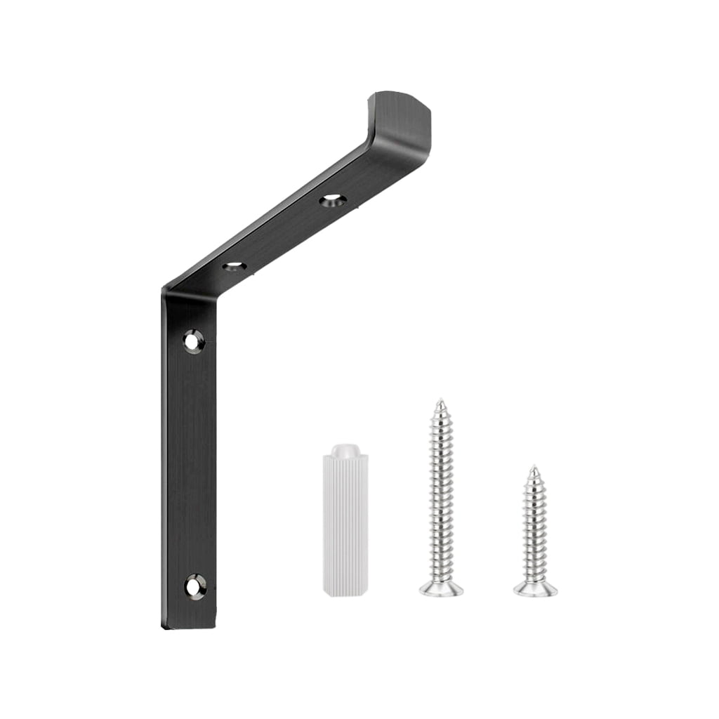 Stainless Steel Floating Shelf Bracket Wall Mounted Shelving Supports ...