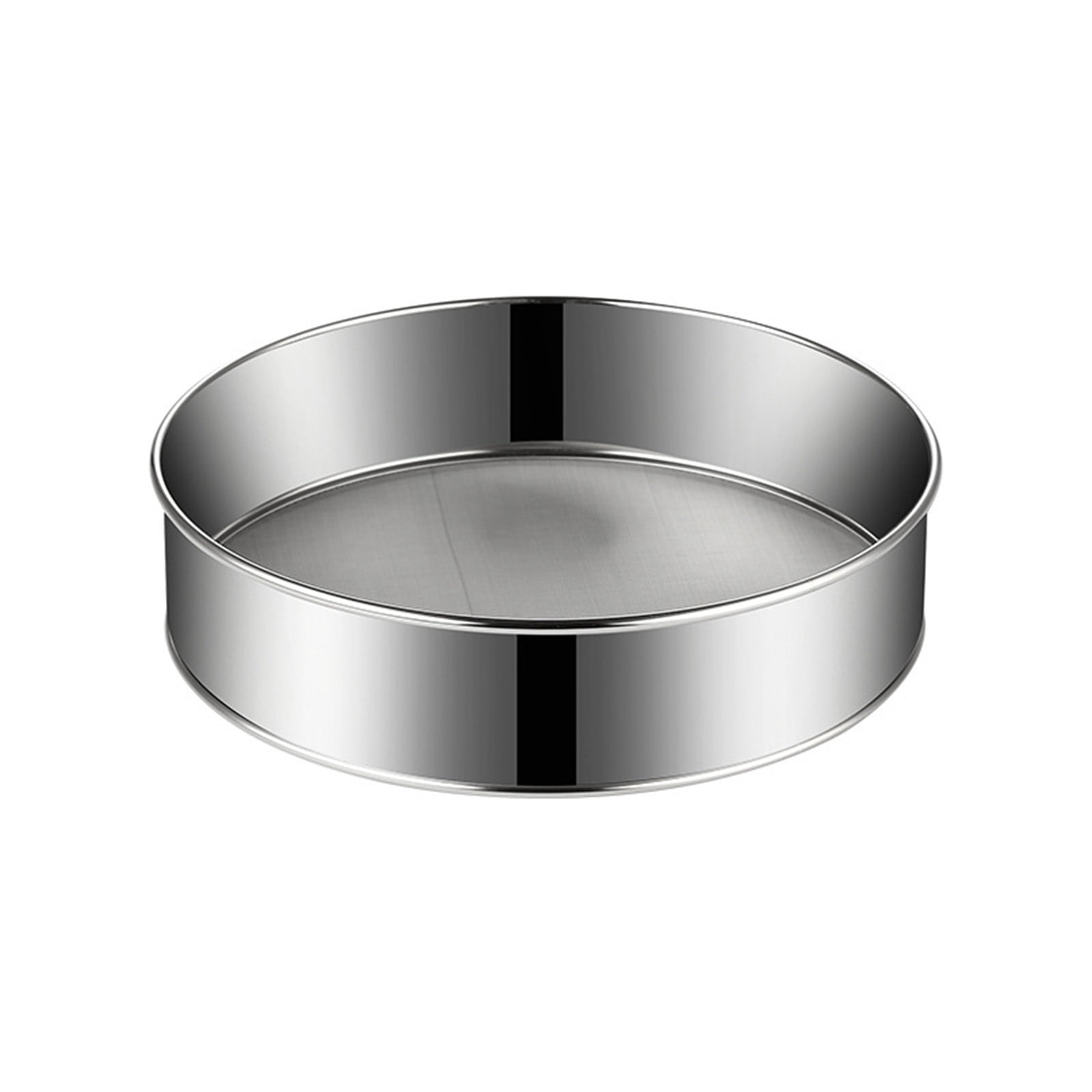 Stainless Steel Flour Sifter Fine,60 Mesh Round Flour Sifter for Baking ...