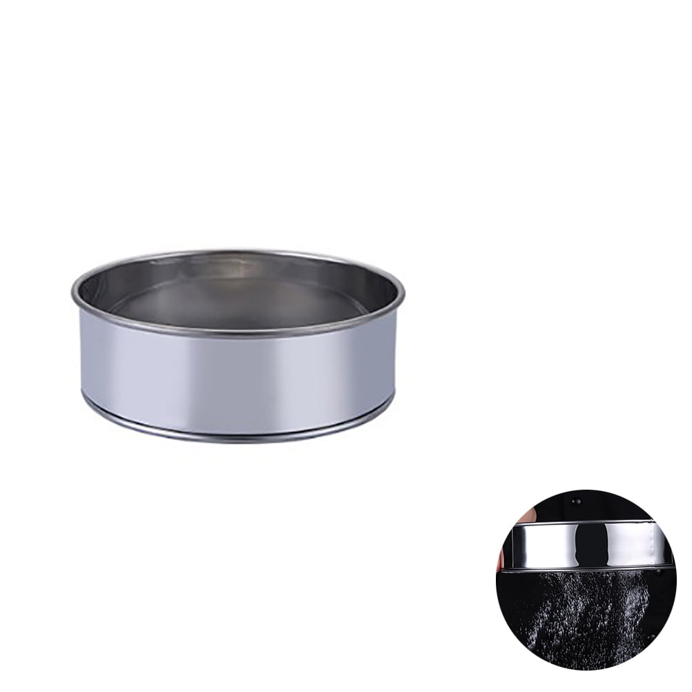 Stainless Steel Flour Sifting Sifter Sieve Strainer Cake Baking ...