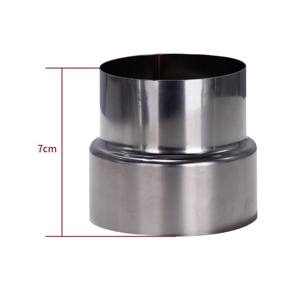 Stainless Steel Flue Liner Reducer Chimney Adaptor Stove Pipe Connector ...