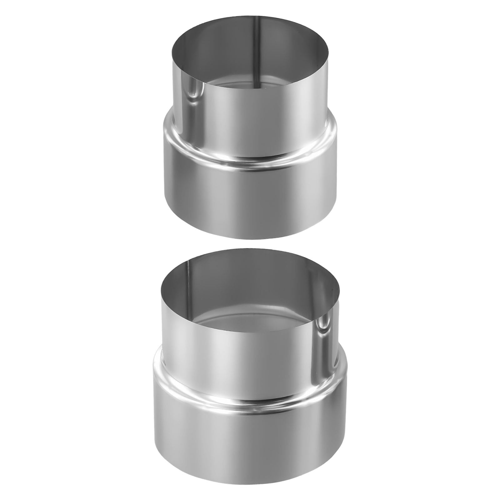 Stainless Steel Flue Liner Reducer / Tubing Connector Chimney Adaptor ...