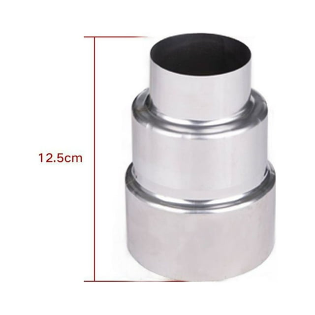 Stainless Steel Flue Liner Reducer / Tubing Connector Chimney Adaptor ...