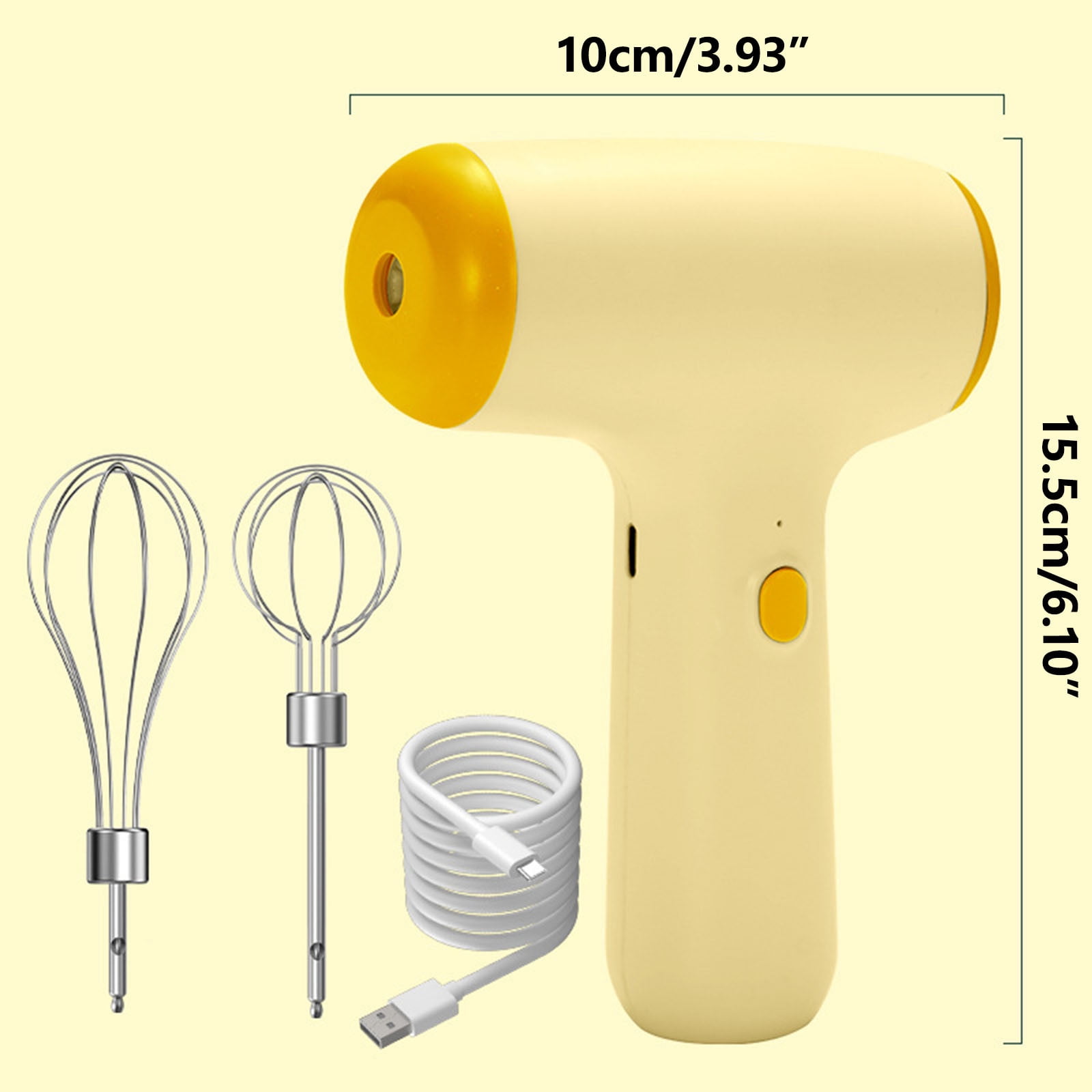 Stainless Steel Foam Stirrer, Portable Handheld Tool, Double Rod Design ...