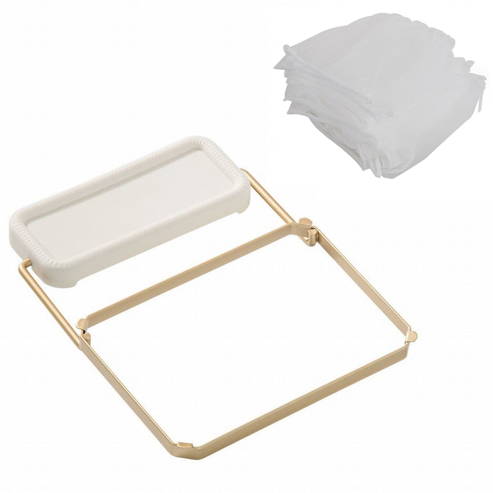Stainless Steel Foldable Kitchen Mesh Drain Rack for Efficient Food ...