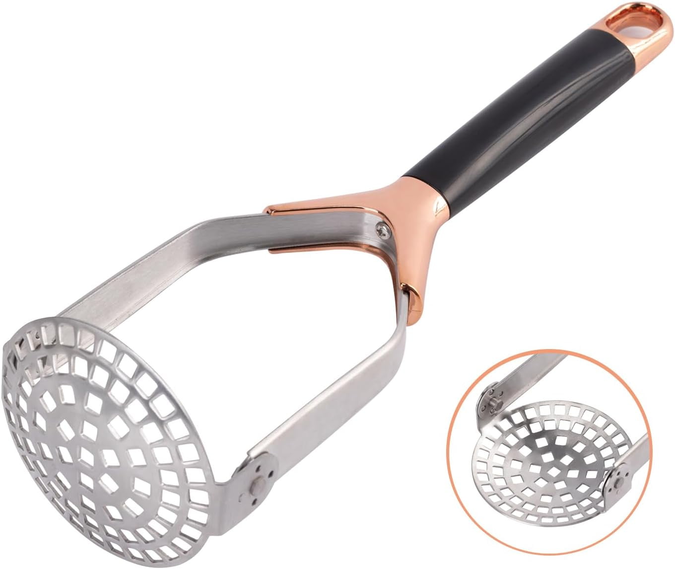 Stainless Steel Foldable Mashed Potato Masher - Create Smooth, Lump ...