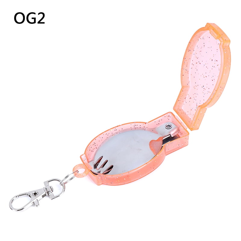 Stainless Steel Folded Fork Spoon Knife Picnic Camping Dinnerware ...