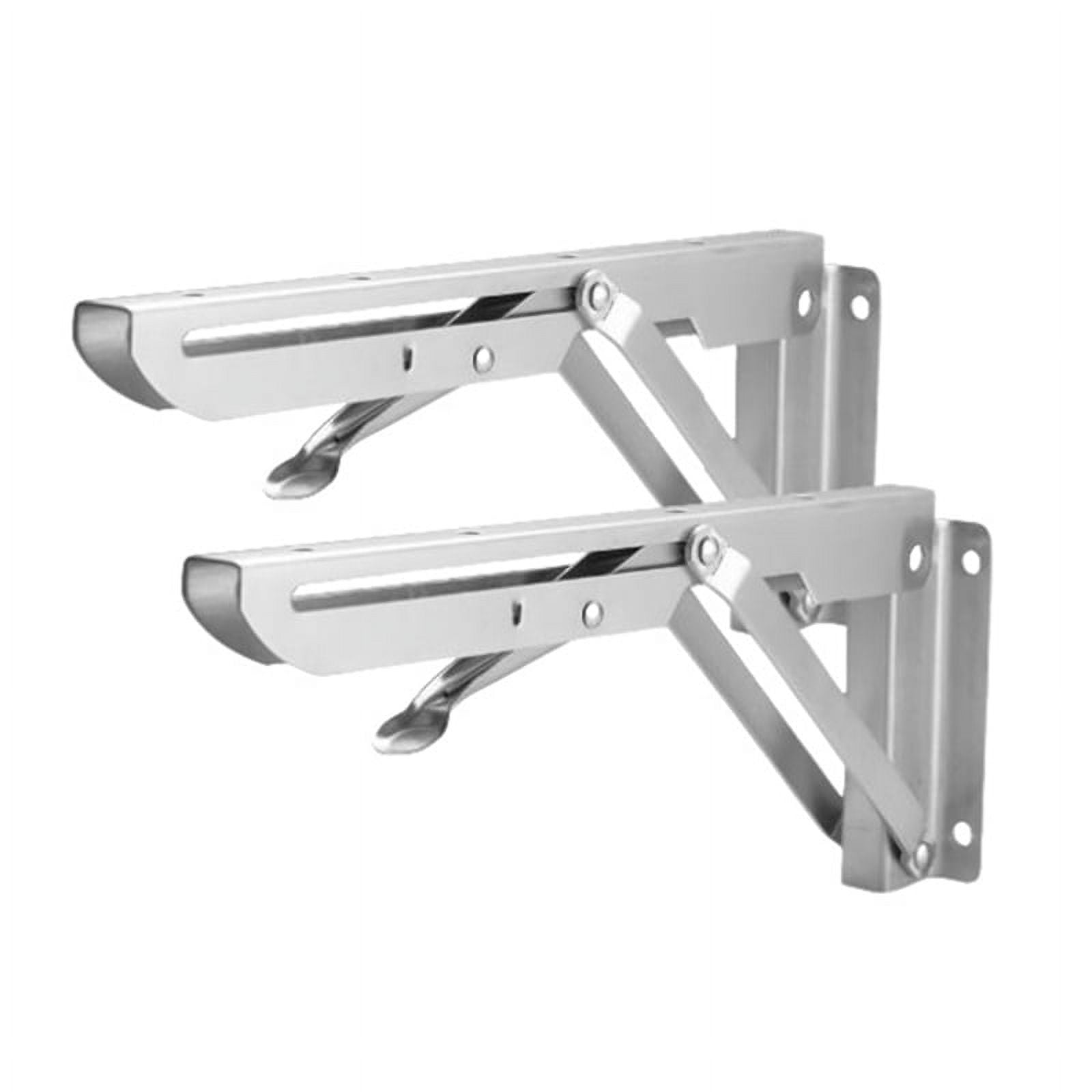 Stainless Steel Folding Angle Bracket Triangle Shelf Heavy Support ...