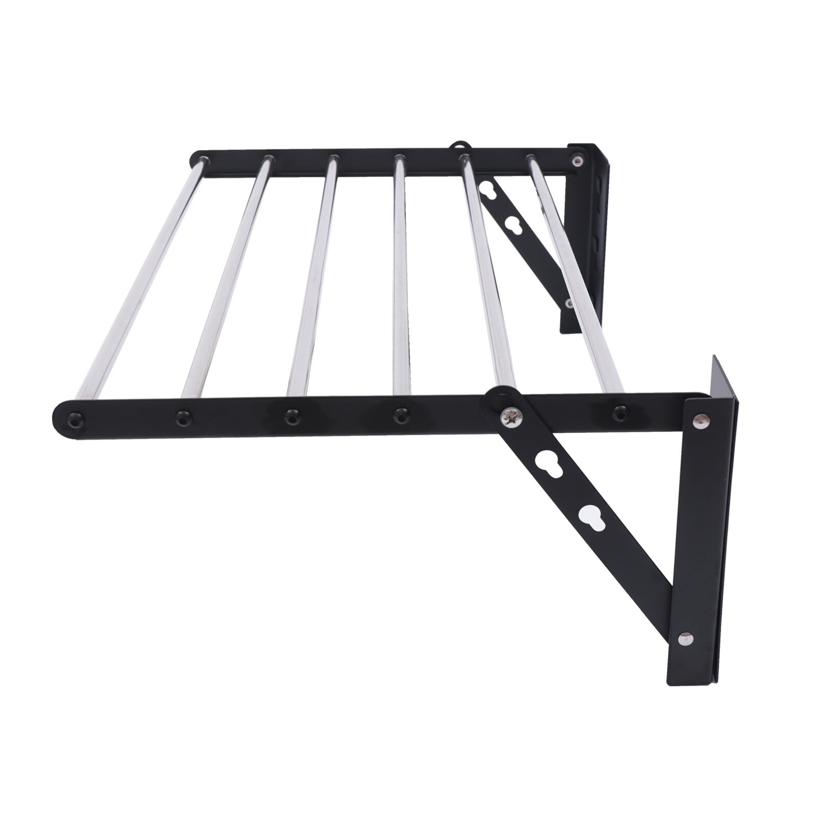 Stainless Steel Folding Laundry Drying Rack Wall-mount Clothes Dryer ...