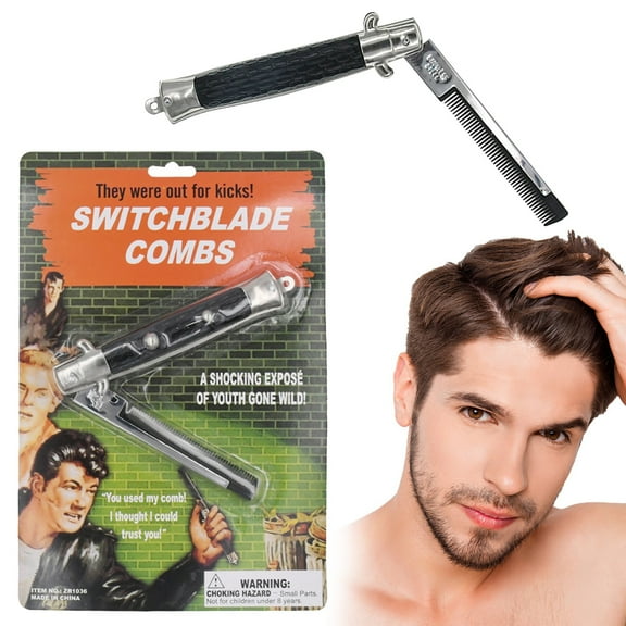 Professional Quality 5" Heavy Duty Pocket Comb, Unbreakable, Black, 4 ...