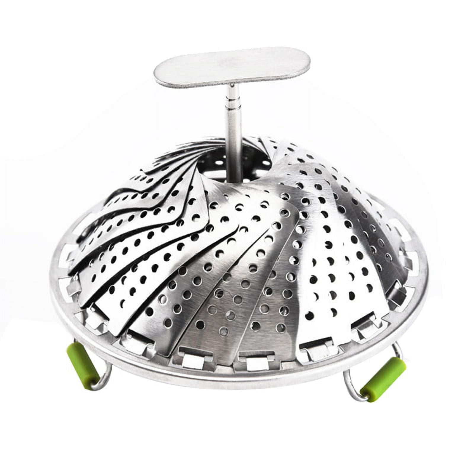 Stainless Steel Folding Vegetable Steamer Basket,Insert for Cooking ...