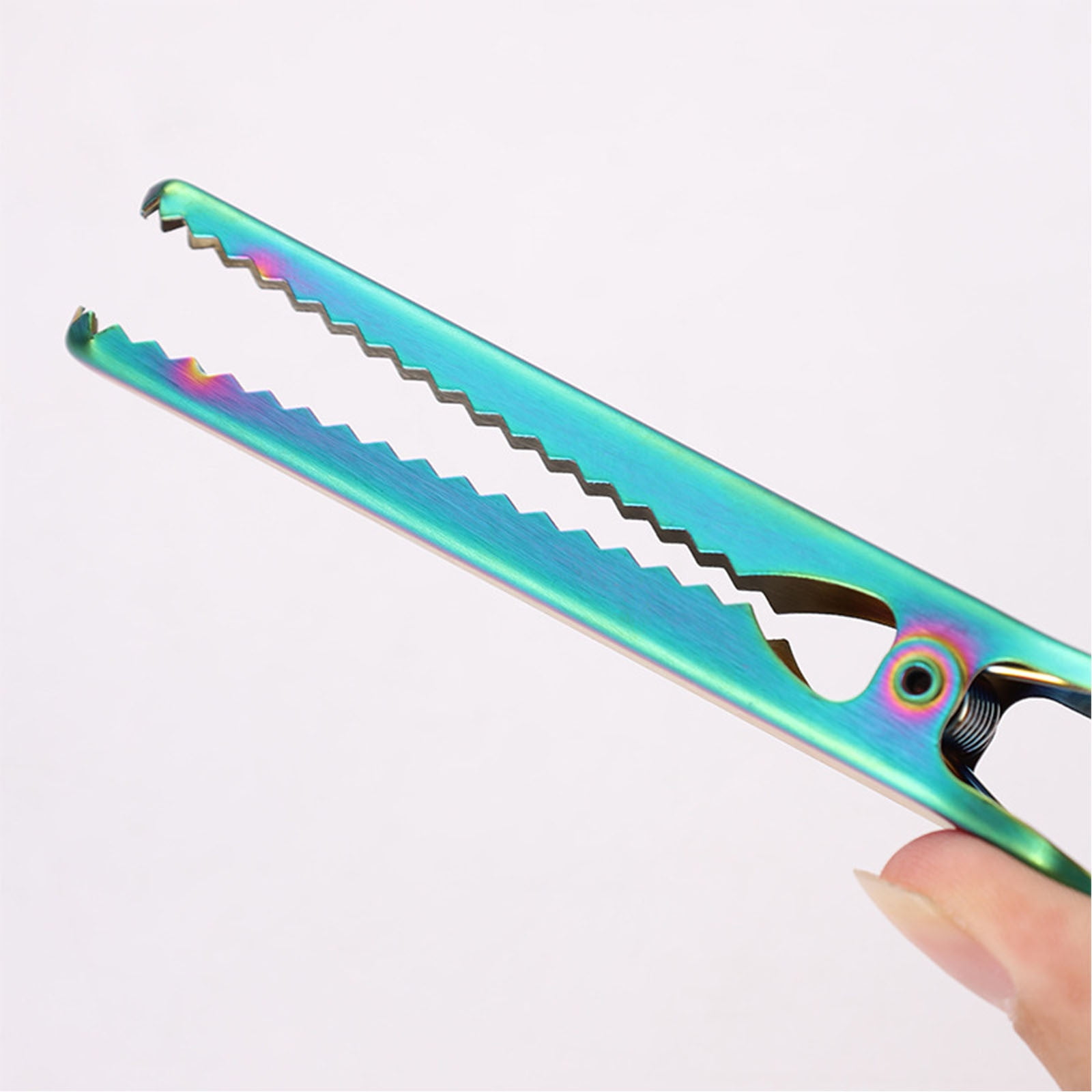 Stainless Steel Food Clips Potato Chip Clips Pincer Seal Clip Crocodile ...