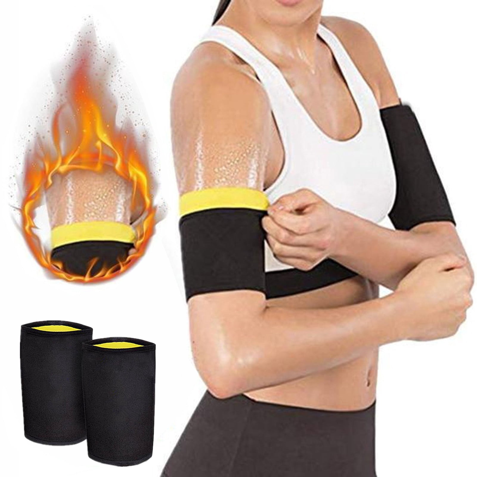 Sweat Arm Sleeves for Fitness | Body Shaping & Support | Polyester ...